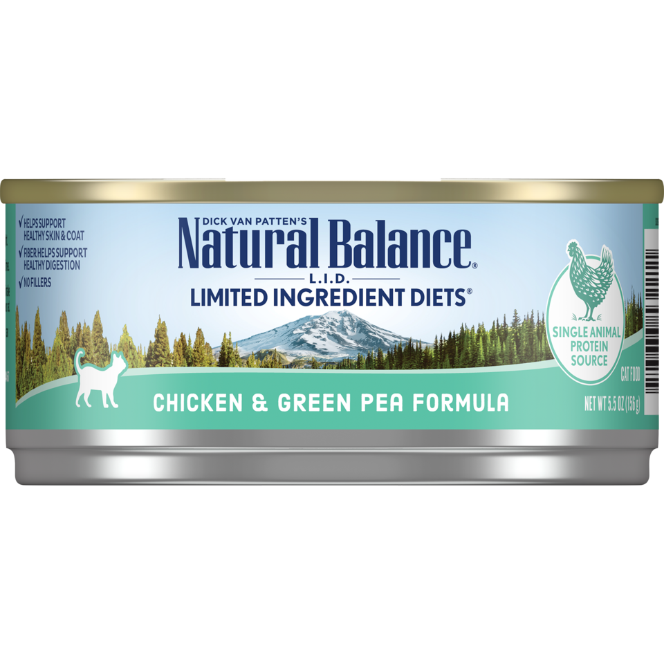 Natural Balance Chicken & Green Pea Canned Cat Food – ROVR